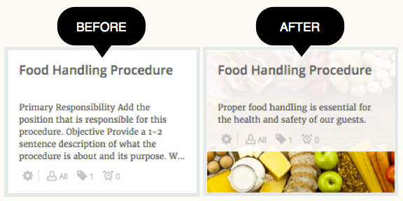 Customize Your Procedure Cards - Way We Do