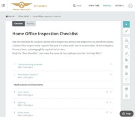 Work from Home Safety Checklist Template - Way We Do