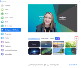 How to insert a Zoom background image - Way We Do